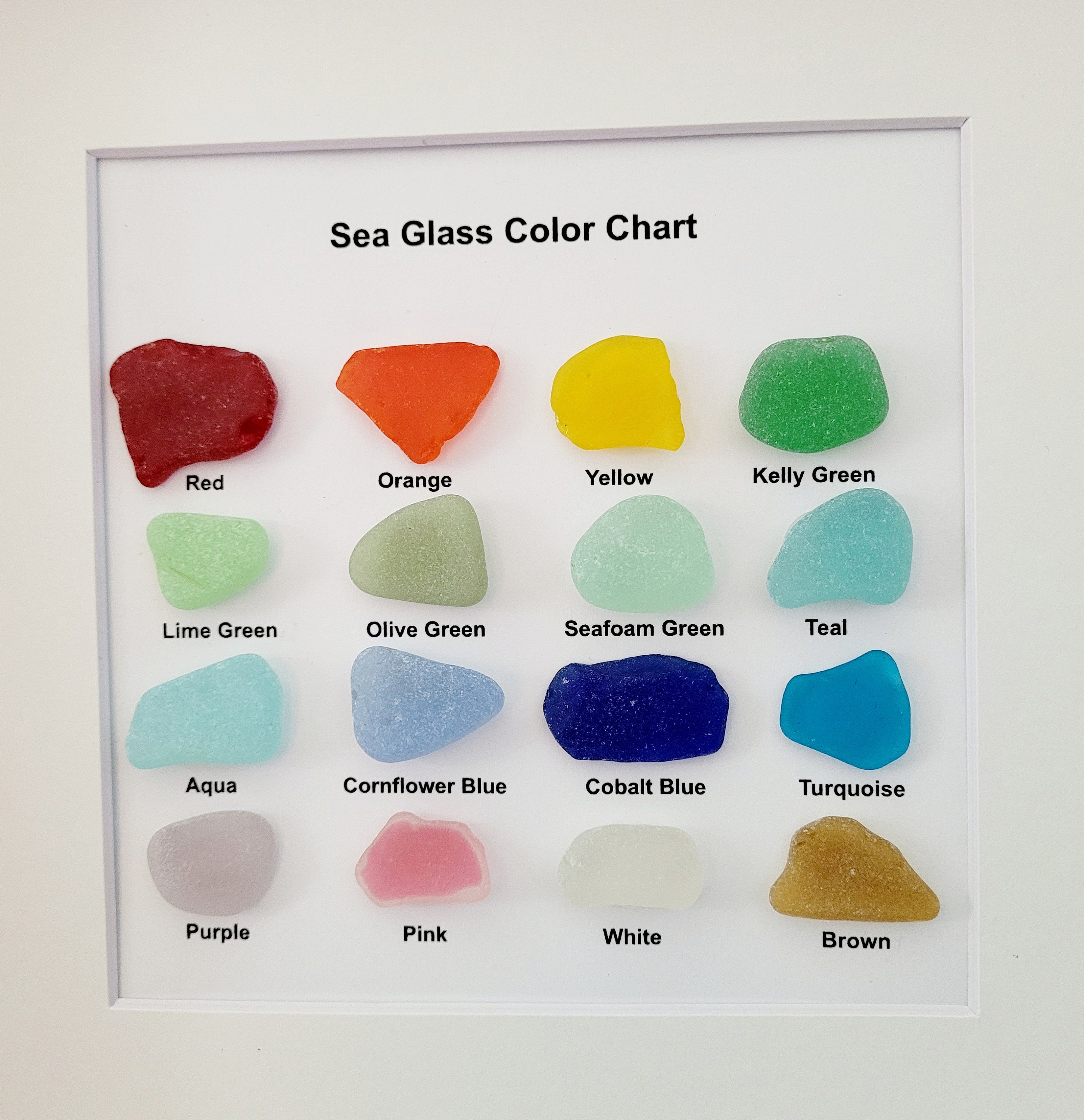 Sea Glass Paint Color Chart