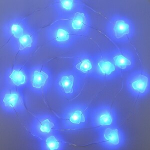 Blue LED String Lights/sea Glass String Lights/beach | Etsy