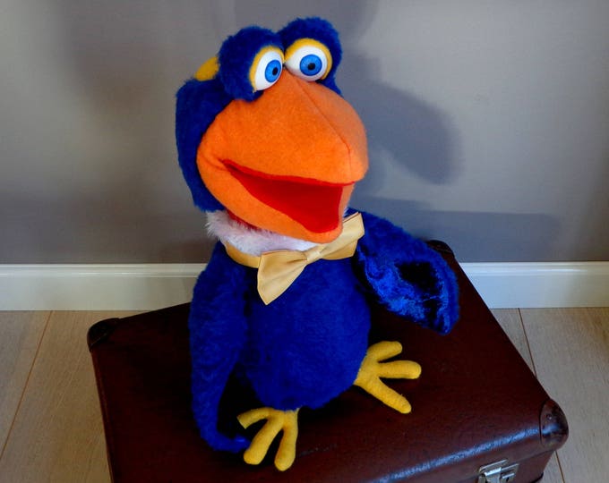Blue Bird Handpuppet, Professional Puppet, Ventriloquist Puppet, Foam ...
