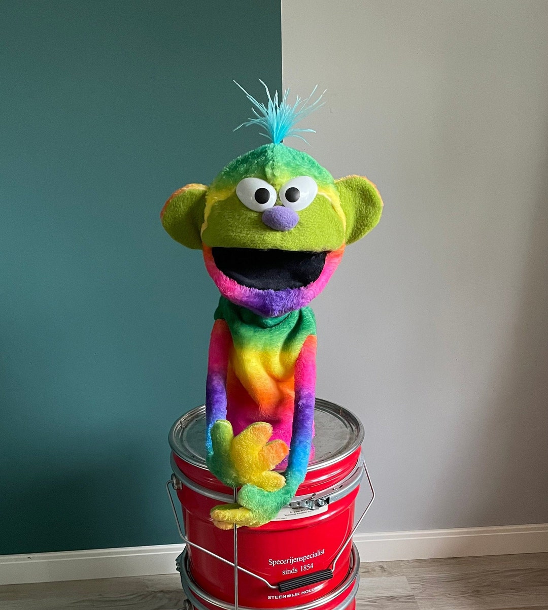 Bongo, Professionele Handpop, Monkey Puppet, Monster Puppet, Muppet ...