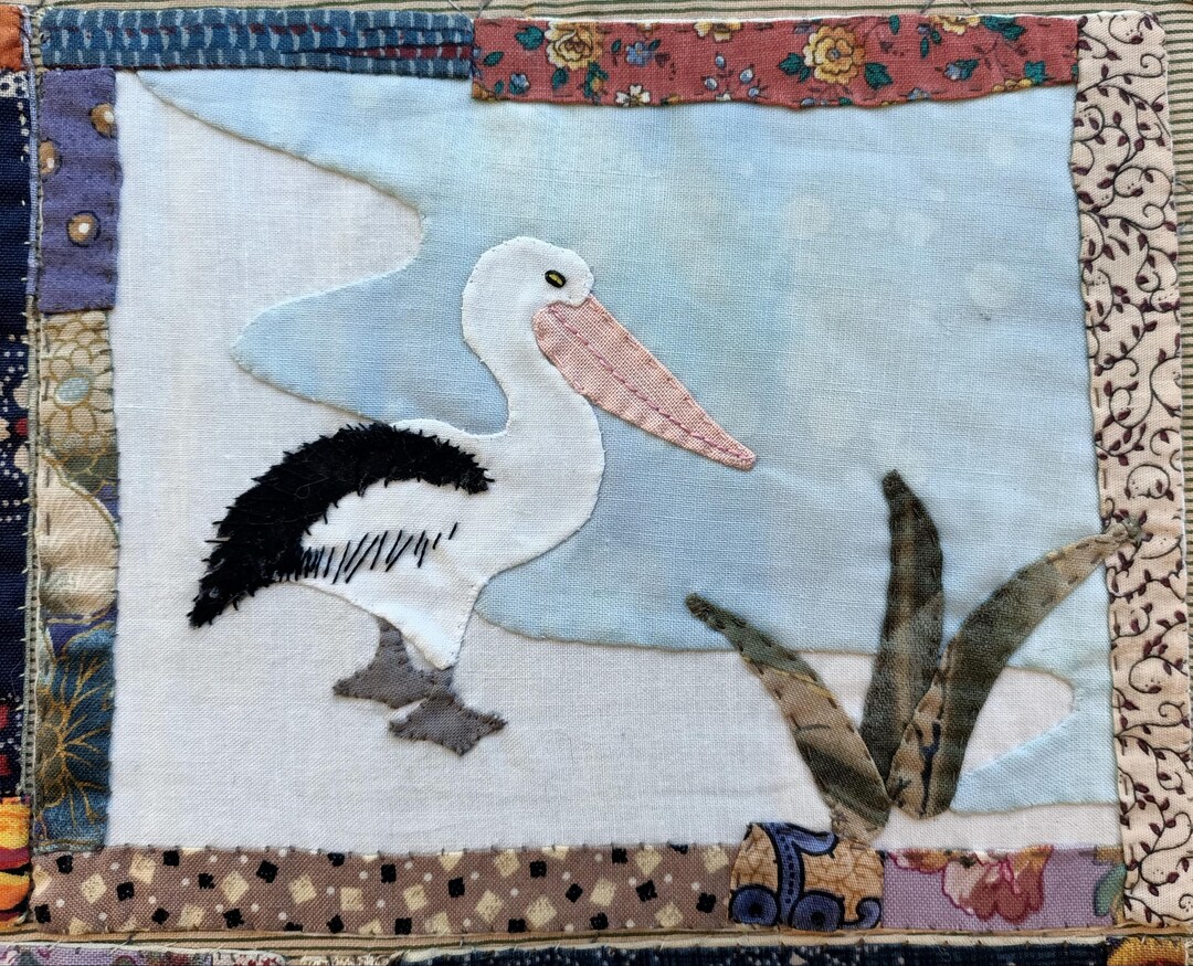 Australian Pelican PDF Pattern. This is an Applique or Slow Stitching ...