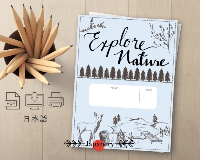 Explore Nature Kids Journal Printable: Camping, Hiking, & Nature Walk ...