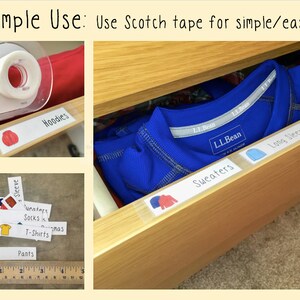 Clothing Labels [closet Organization] Practical Life Skill | Montessori ...
