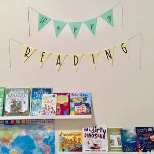 Happy Reading Classroom Decor Banner Printable - Etsy