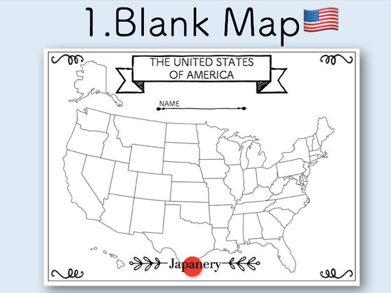 Blank State Map Worksheet