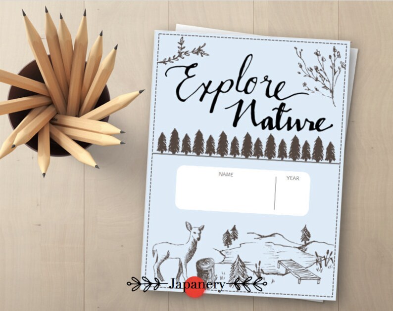 Explore Nature Kids Journal Printable: Camping, Hiking, & Nature Walk ...