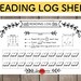 Reading Log Printable---simple Minimalist| Homeschool | Teacher ...