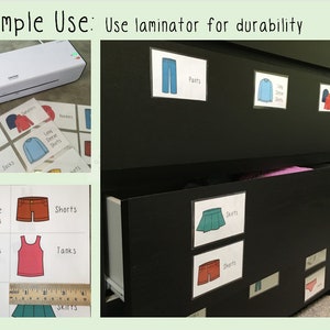 Clothing Labels [closet Organization] Practical Life Skill | Montessori ...