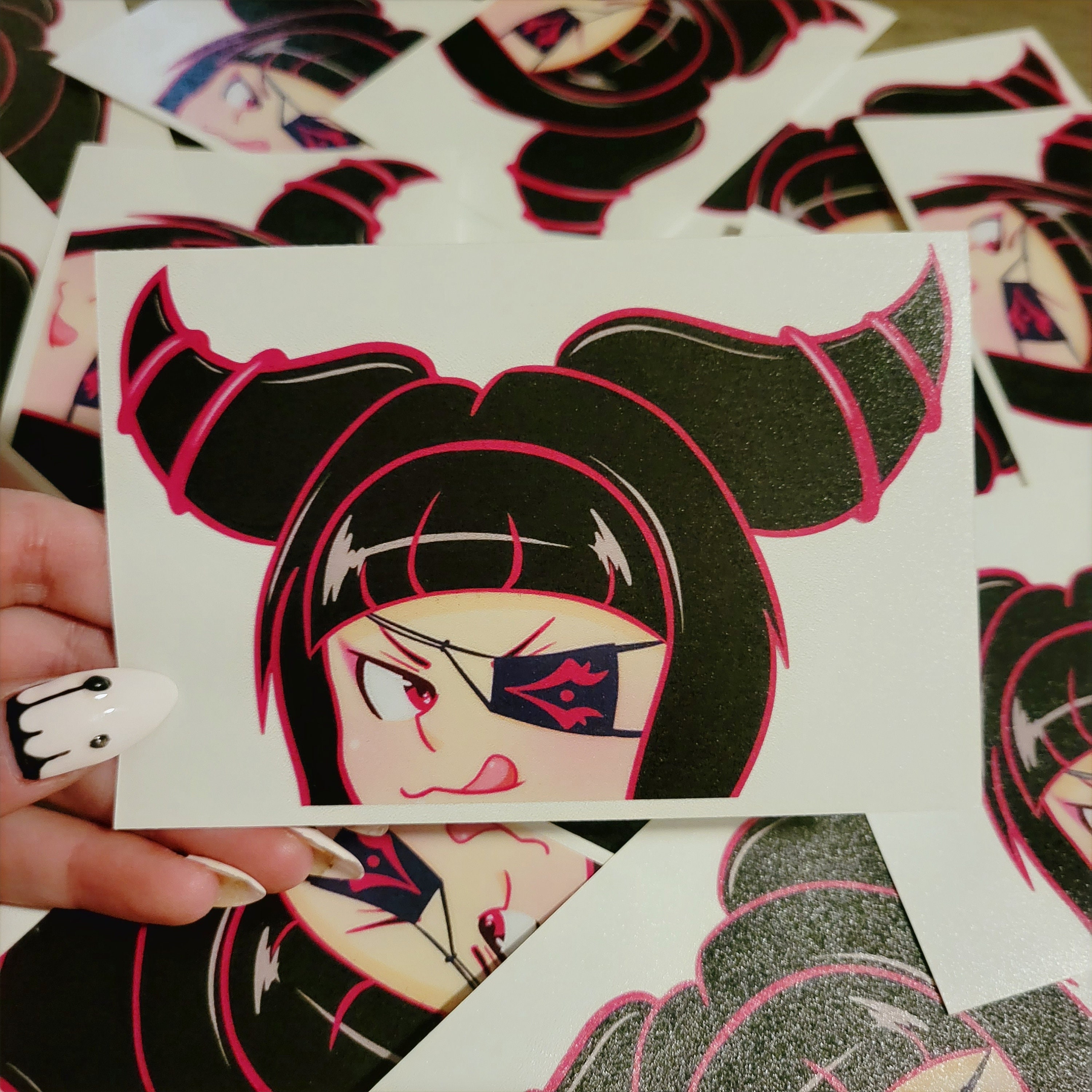 Street Fighter Chun Li & Juri Han Peeker Decal Sticker - Etsy