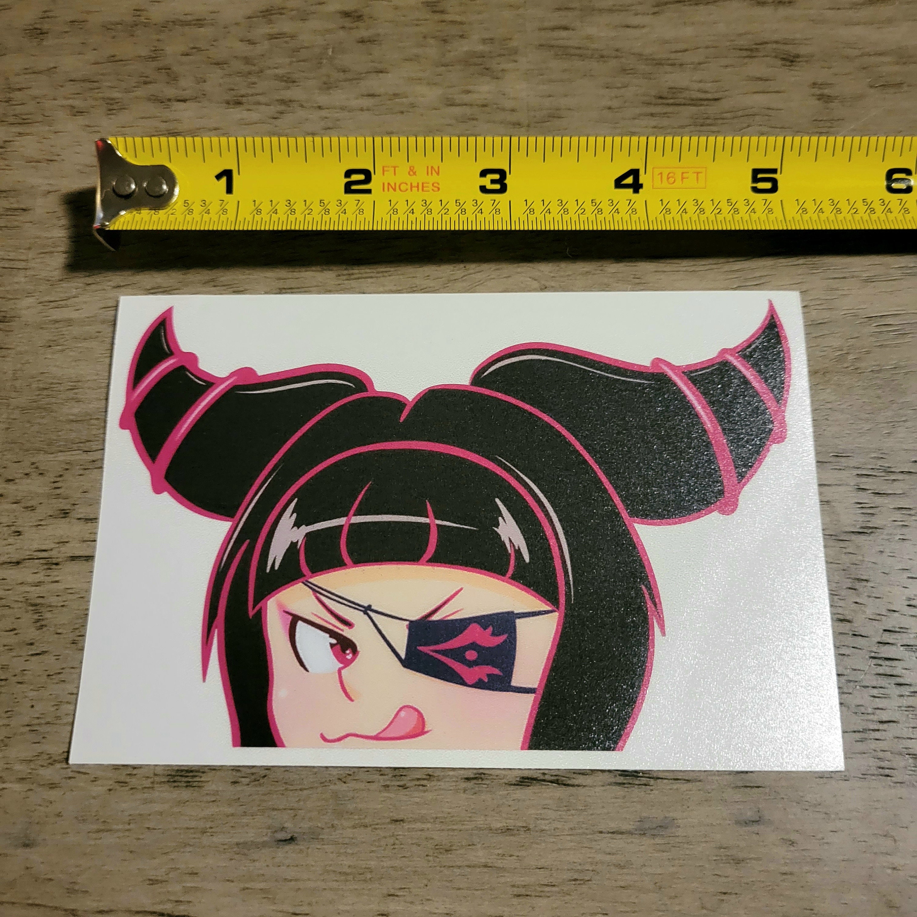Street Fighter Chun Li & Juri Han Peeker Decal Sticker - Etsy