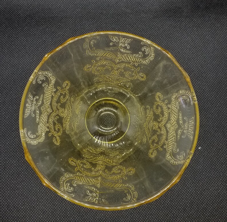 Madrid Pattern Depression Glass Fruit Bowls - Etsy