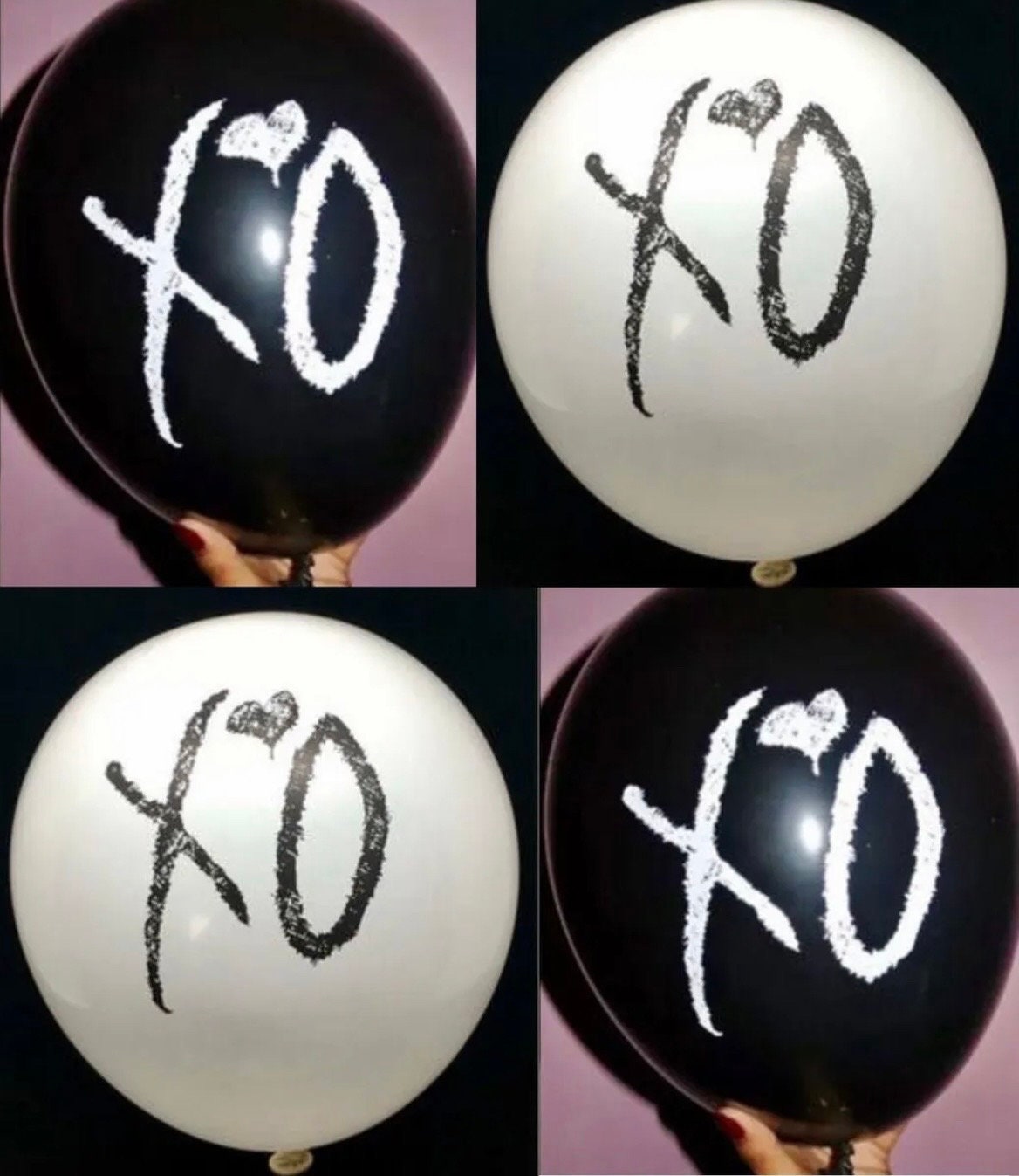 10 Pack the Weeknd Xo Balloons 10 Pieces XOTWOD Official - Etsy