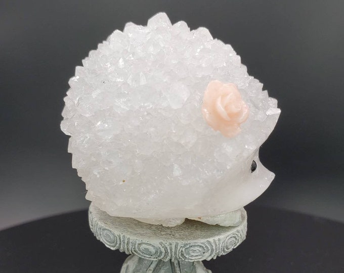 MITZIE 103 Gram Clear Crystal Hedgehog Quartz Specimen Perfect Clear ...