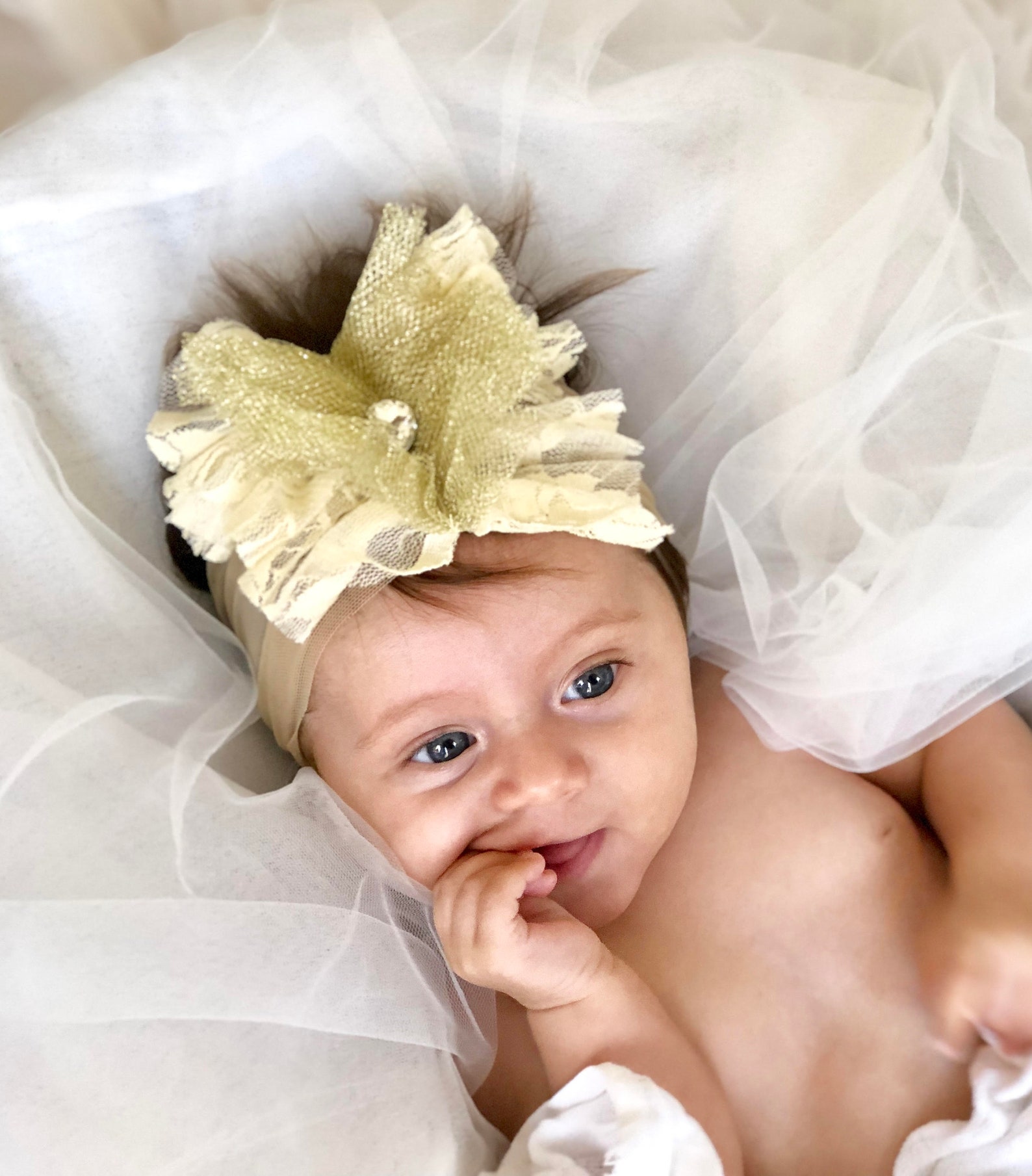 Diseñador hecho a mano Boho flor baby girl headband ideal | Etsy