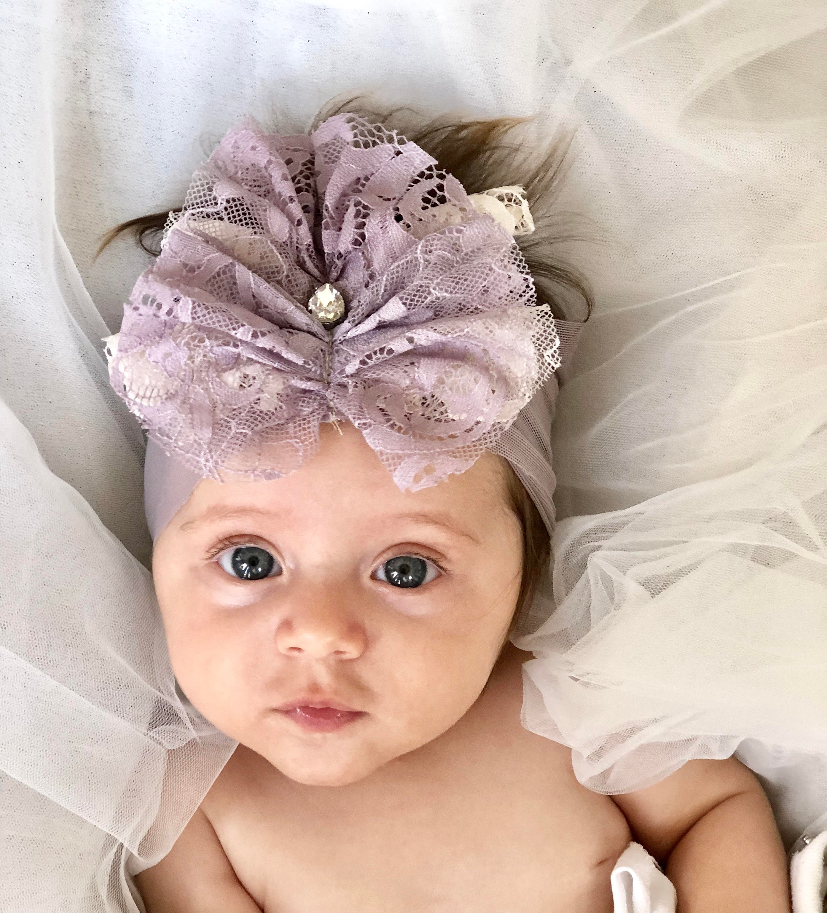 Diseñador hecho a mano Boho flor baby girl headband ideal - Etsy España