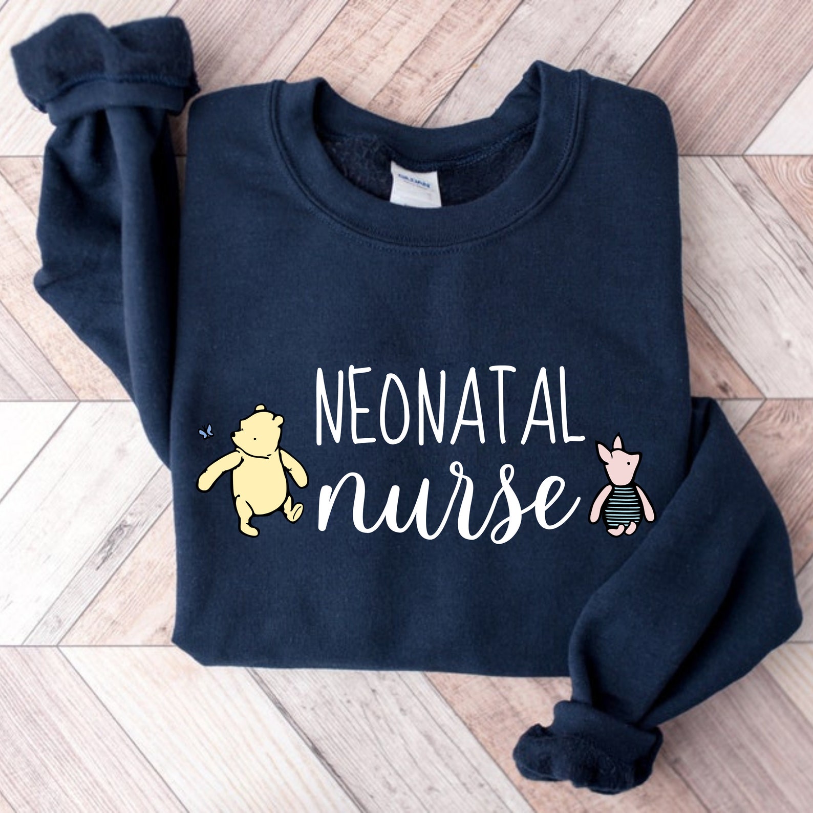Neonatal Nurse Winnie the Pooh Sweatshirt NICU Nurse Sweatshirt NICU ...