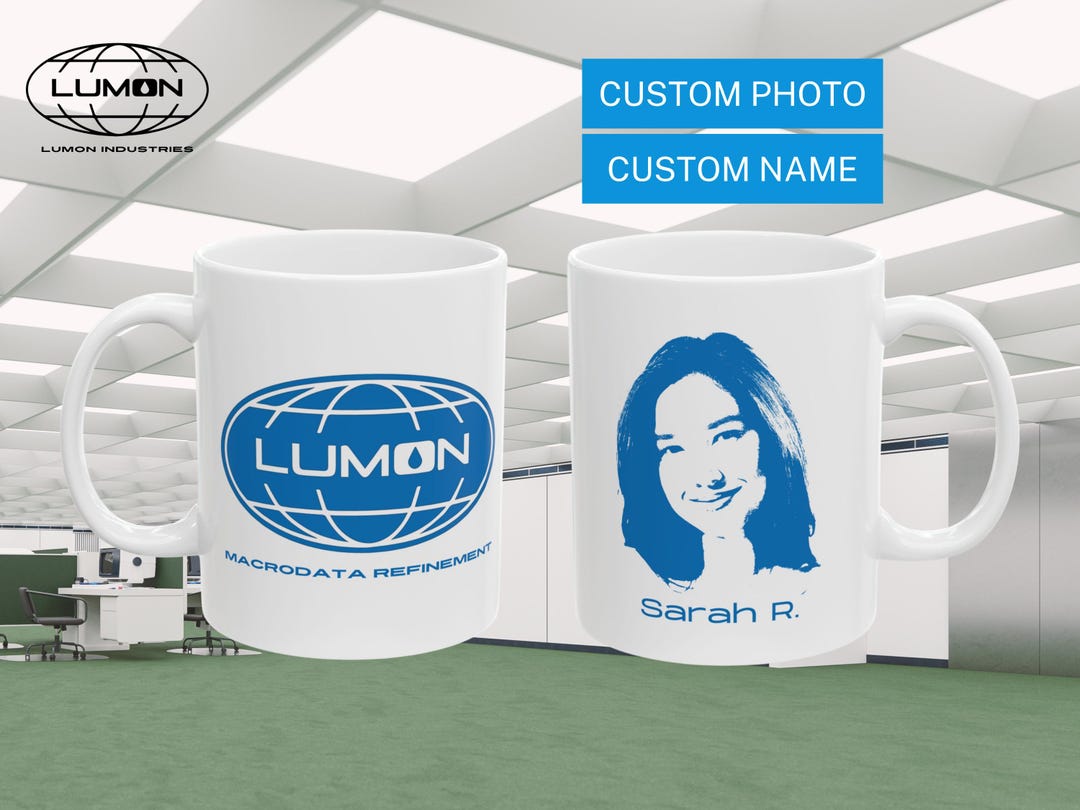 Custom Photo Lumon Mug From Severance Lumon Industries Mug Lumon Coffee ...