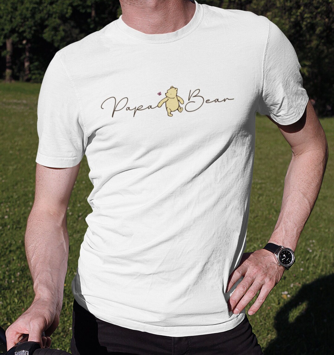 Papa Bear Winnie the Pooh Shirt Papa Shirt Papa Pooh Bear Shirt Classic ...