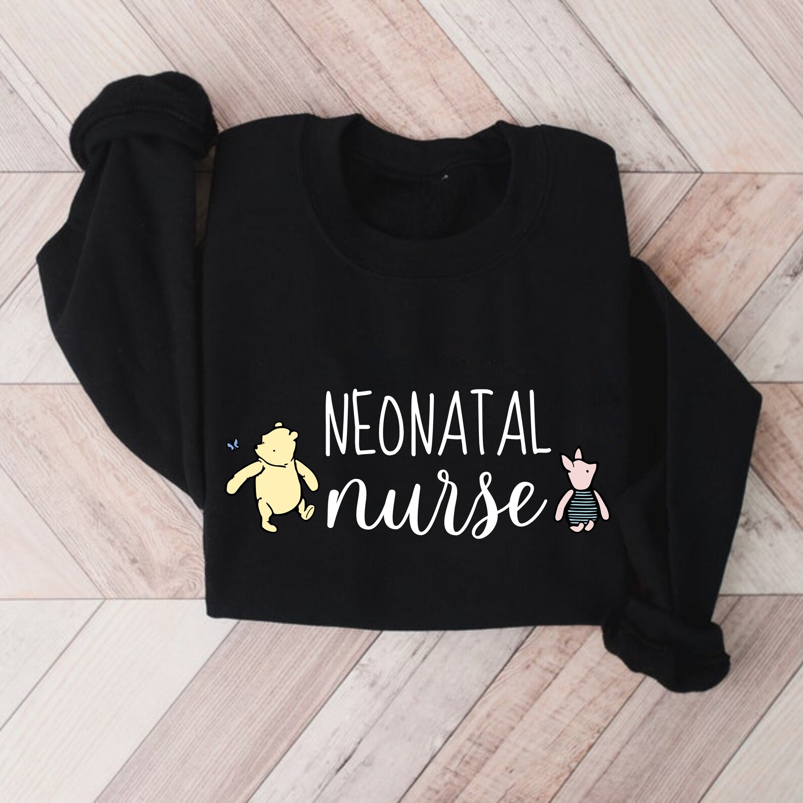 Neonatal Nurse Winnie the Pooh Sweatshirt NICU Nurse Sweatshirt NICU ...