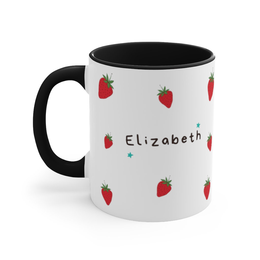 Personalized Strawberry Mug Customized Strawberry Mug Strawberry Coffee ...