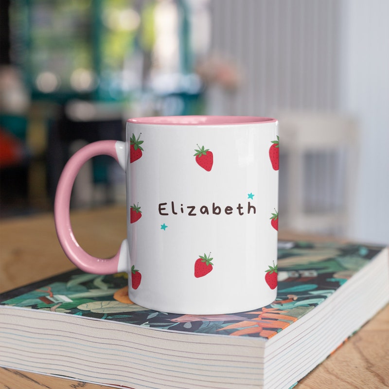 Strawberry Mugs - Etsy