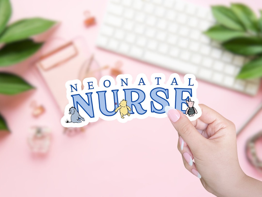 Neonatal Nurse Winnie the Pooh Stickers NICU Nurse Winnie the Pooh ...