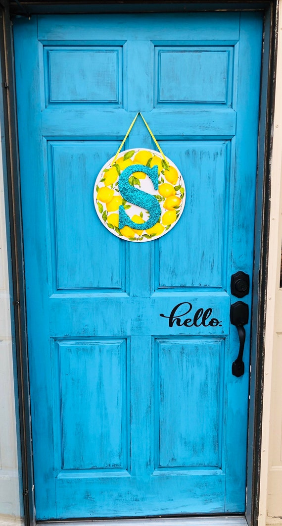 Front Door Vinyl Decal Home Front Door Decal Welcome Front | Etsy