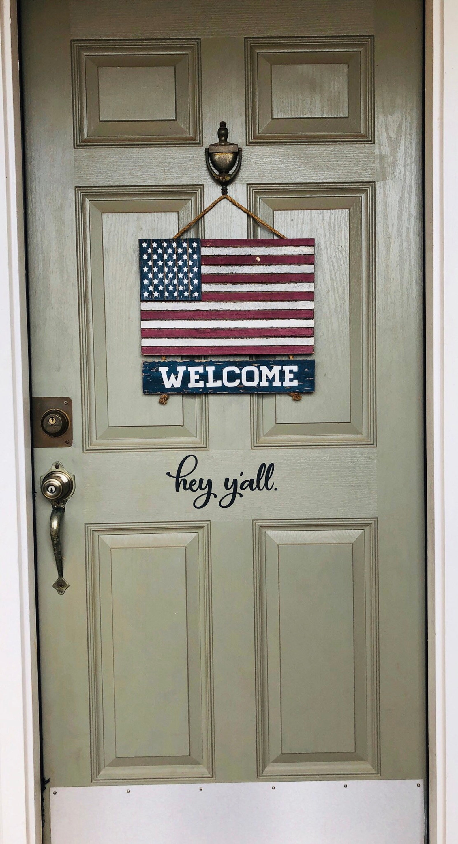 Front Door Vinyl Decal Home Front Door Decal Welcome Front | Etsy