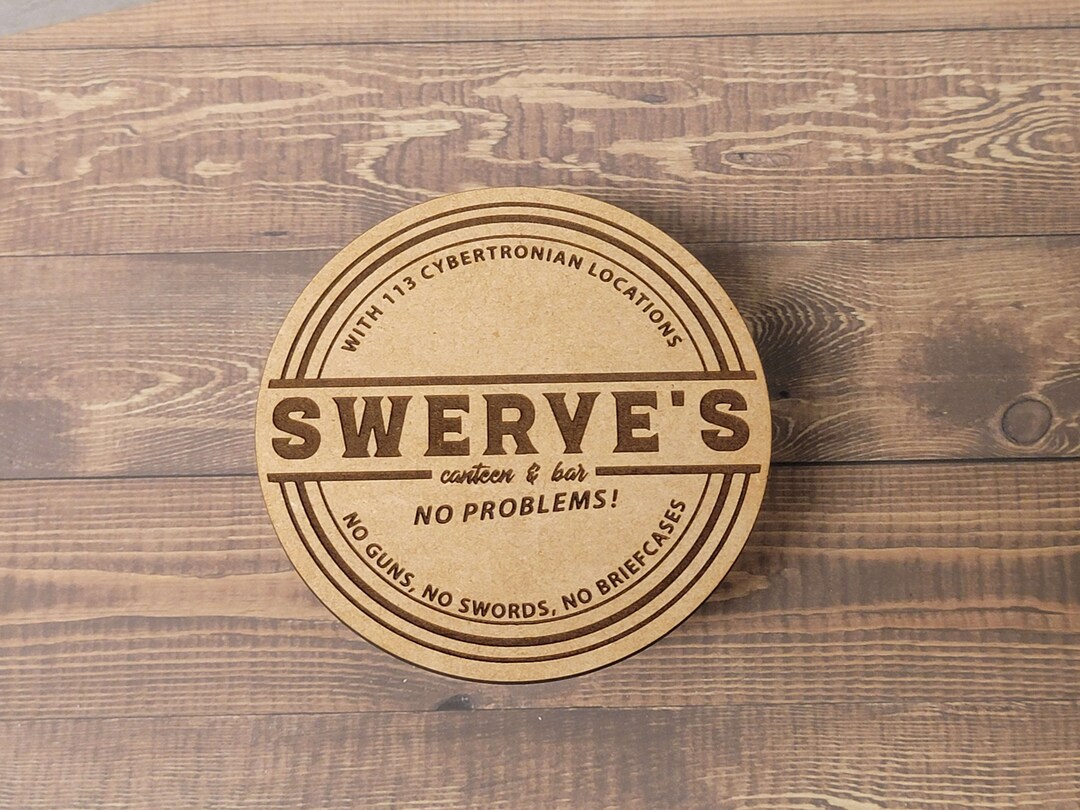 Swerve's Bar Coasters - Etsy