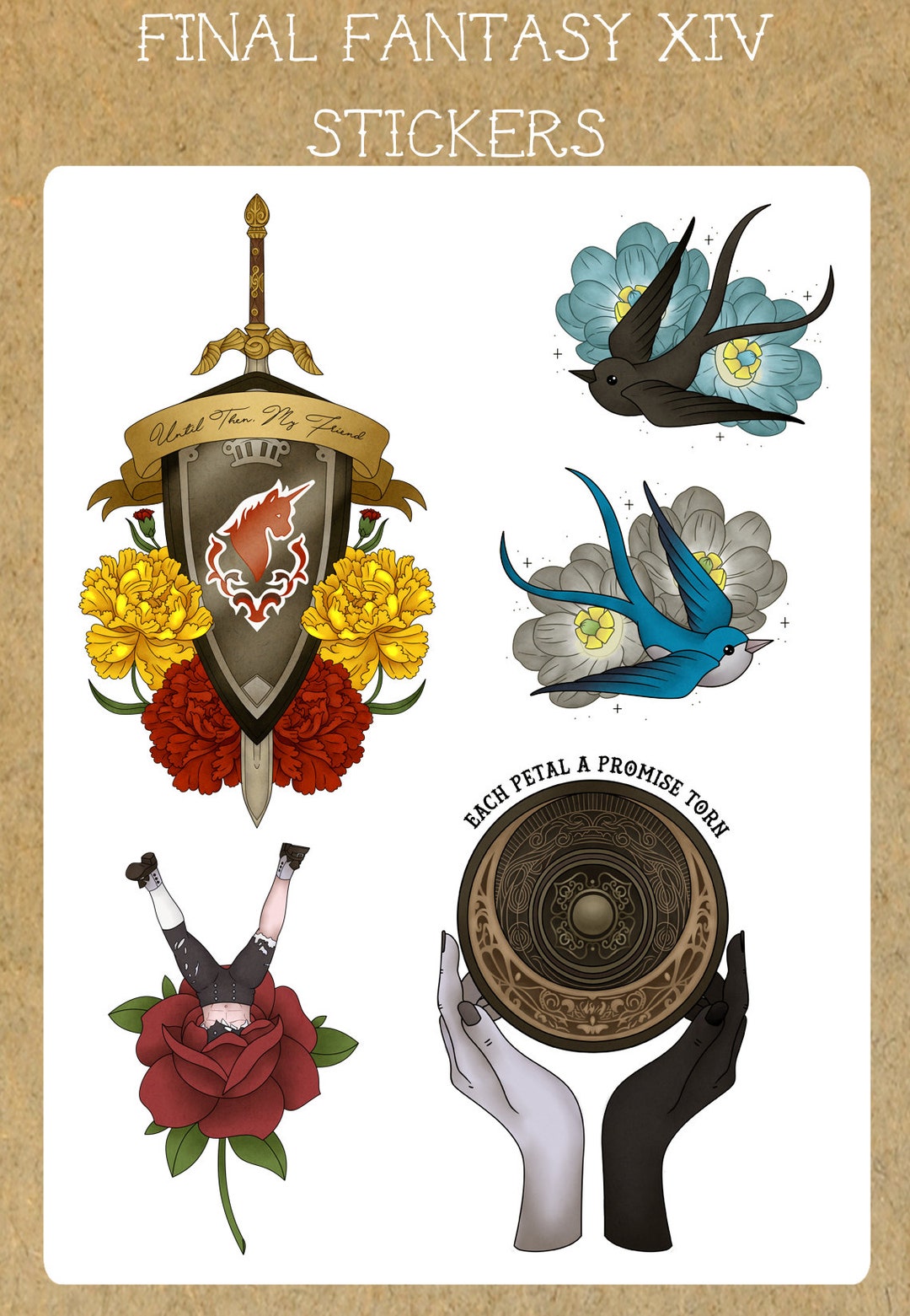 FFXIV Flash Stickers - Etsy