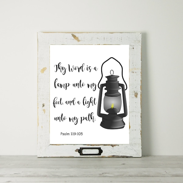 Light Unto My Path - Etsy