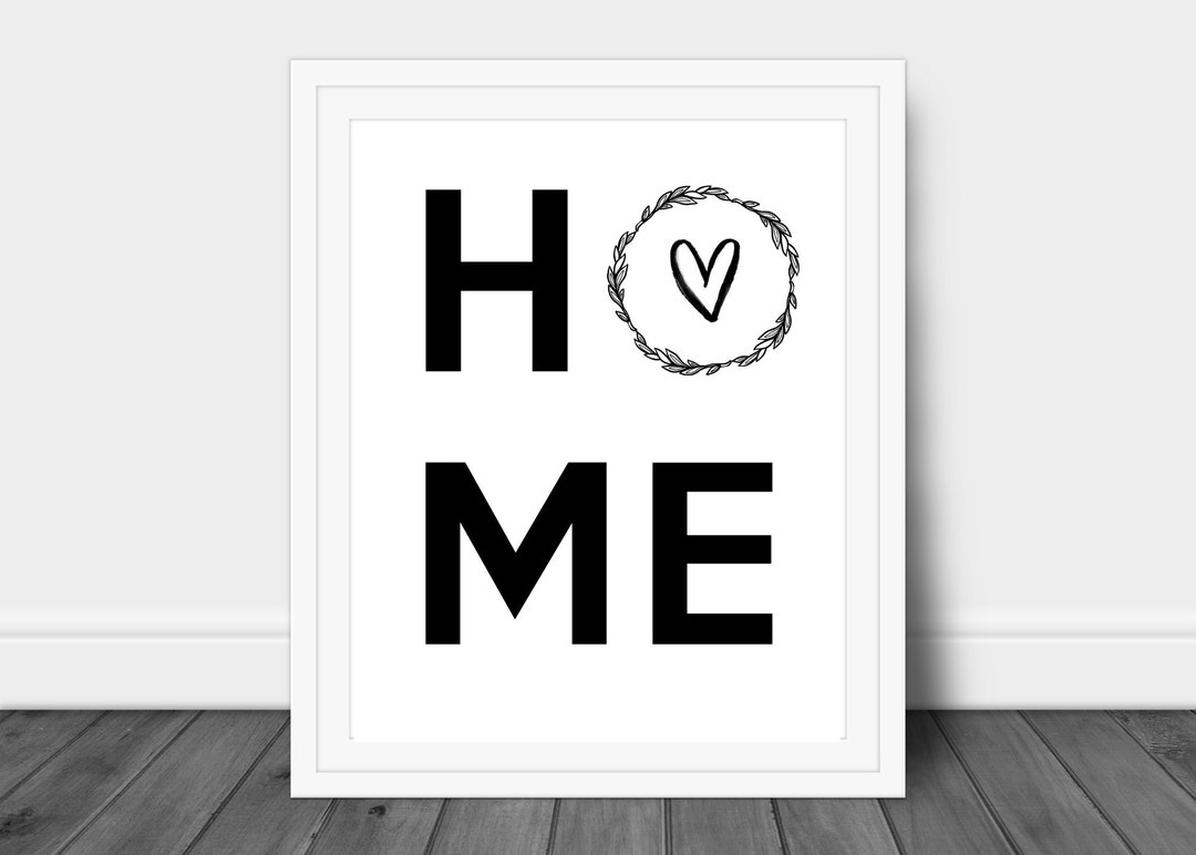 Home, Home Decor, Farmhouse Printable Quote, 8 X 10 Printable Quote ...