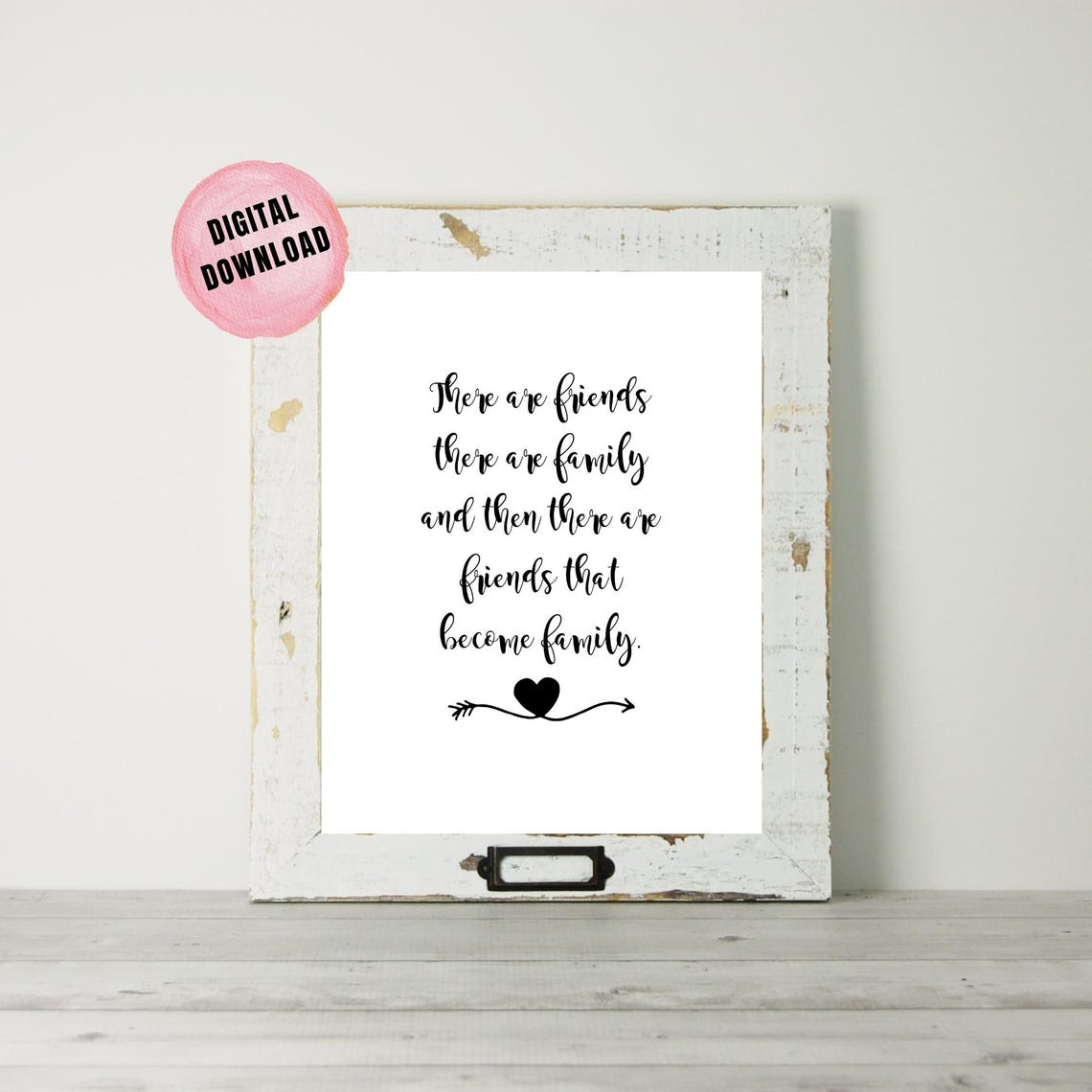 Friendship Quote Print, Friendship Printable, Family Printable ...