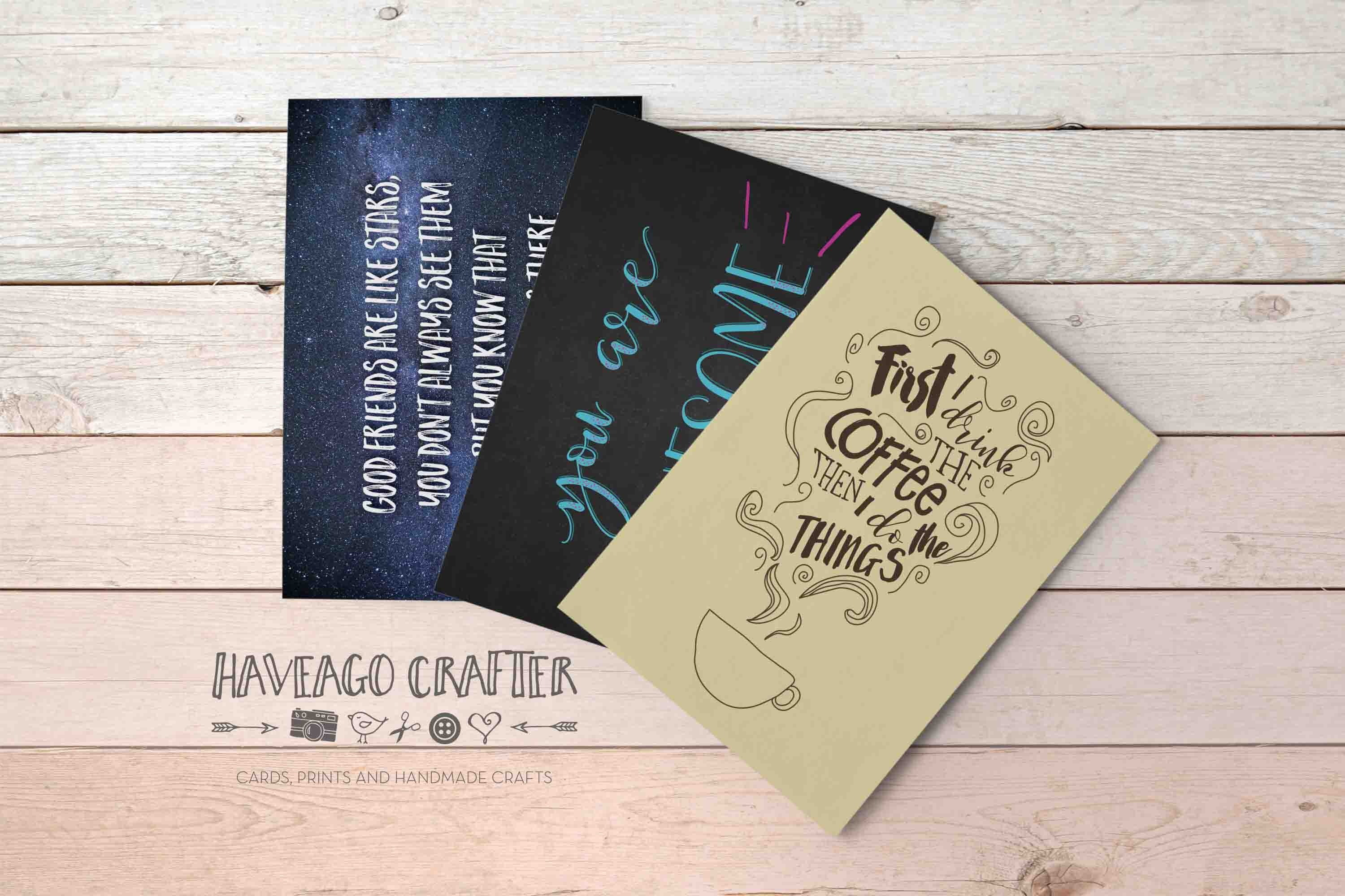 Fun and Inspirational Quote Postcards / Notecards - Series 7. Friends ...