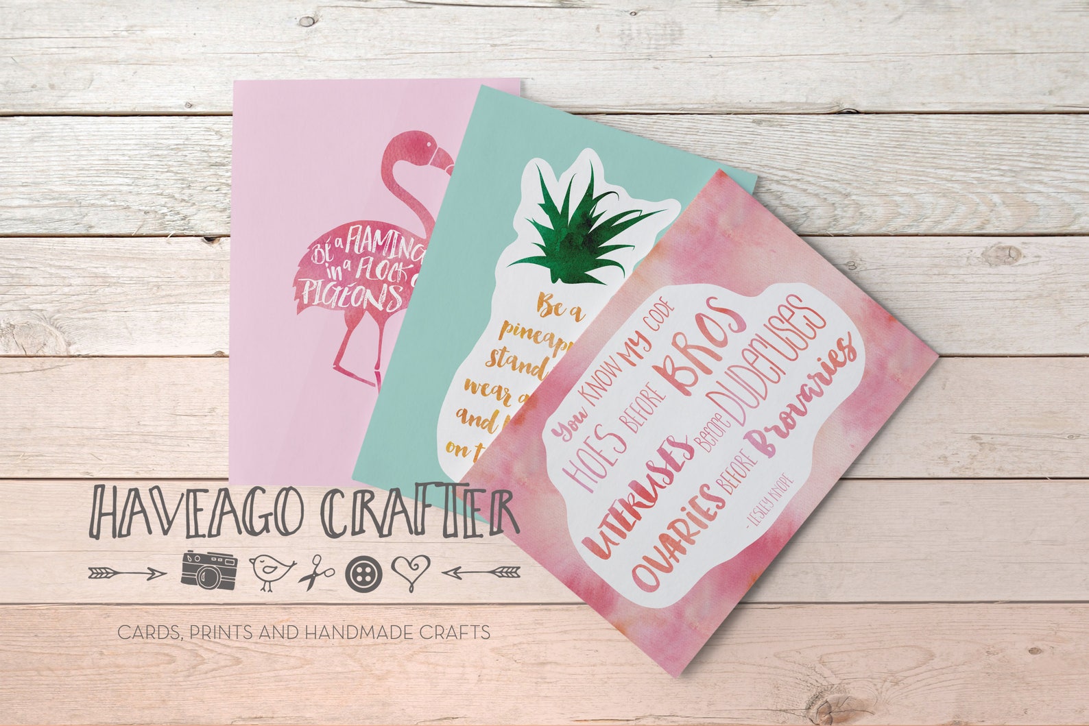 Fun and Inspirational Quote Postcards / Notecards - Series 1. Be a ...