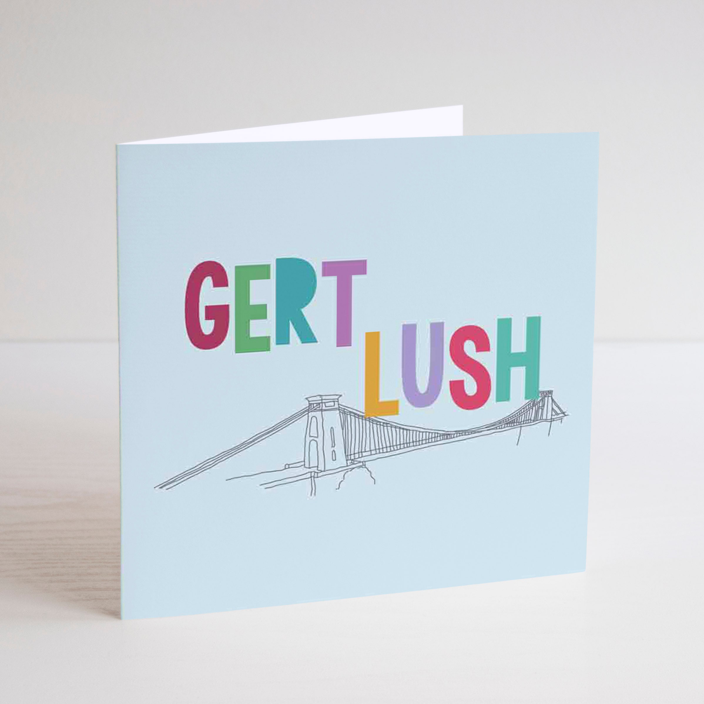 Gert Lush Bristol Suspension Bridge Design Bristolian Quote - Etsy UK