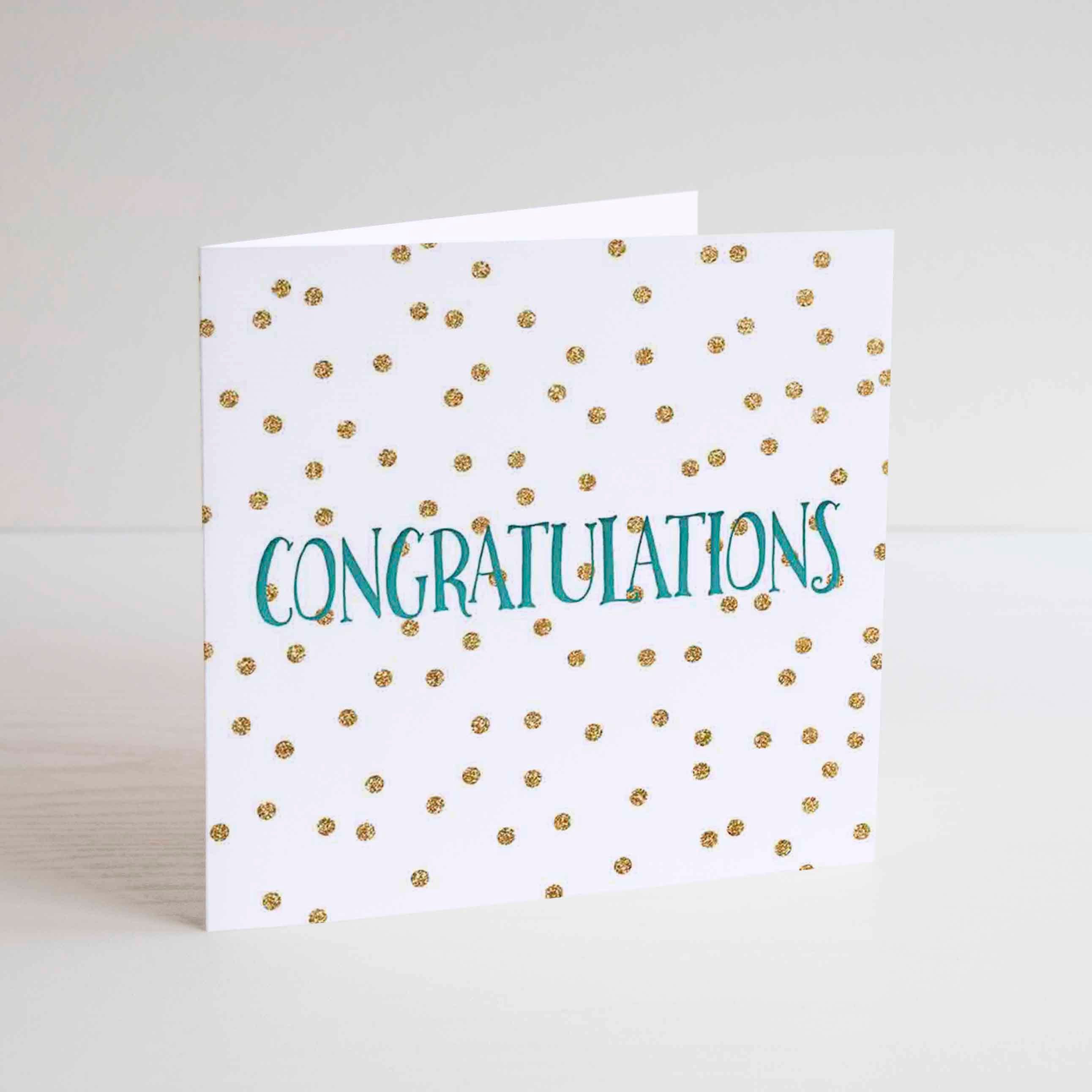 Congratulations Printed Greetings Cards – Variety of Designs ...