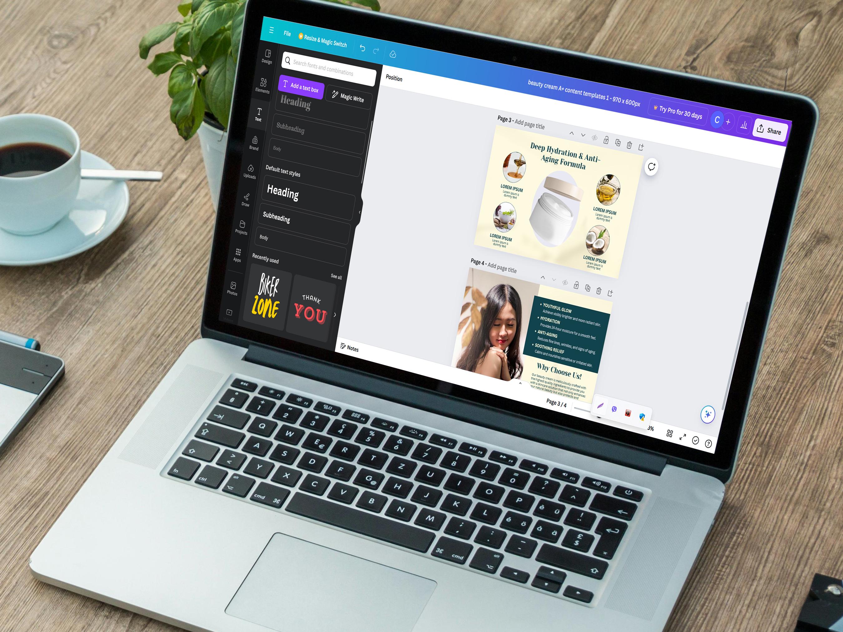 Amazon A Plus Content Templates Beauty Products, Amazon EBC Templates ...