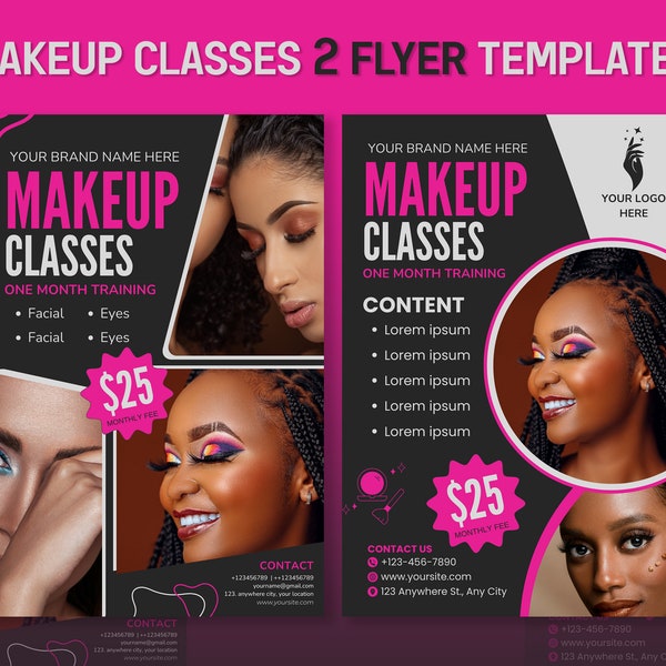 Flyer Template Classes - Etsy