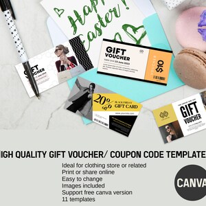 Printable Clothing Store Coupon Template, Coupon Templates, Voucher ...