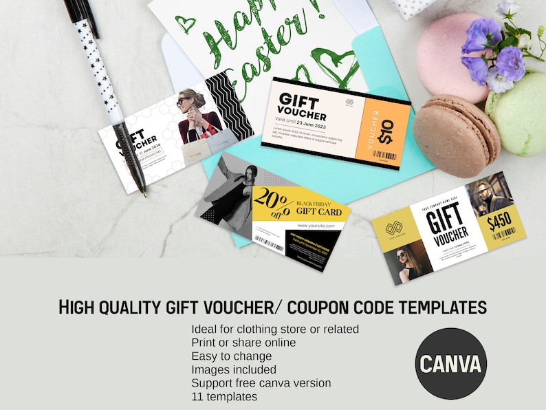 Printable Clothing Store Coupon Template, Coupon Templates, Voucher ...