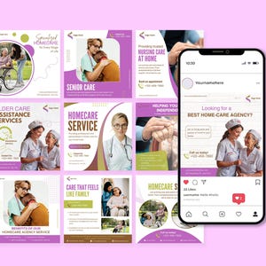 Home Care Marketing Instagram Post, Home Care Instagram Post, Home-care ...