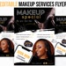 DIY Makeup Services Flyer, Makeup Service Flyer, Editable Makeup Flyer ...