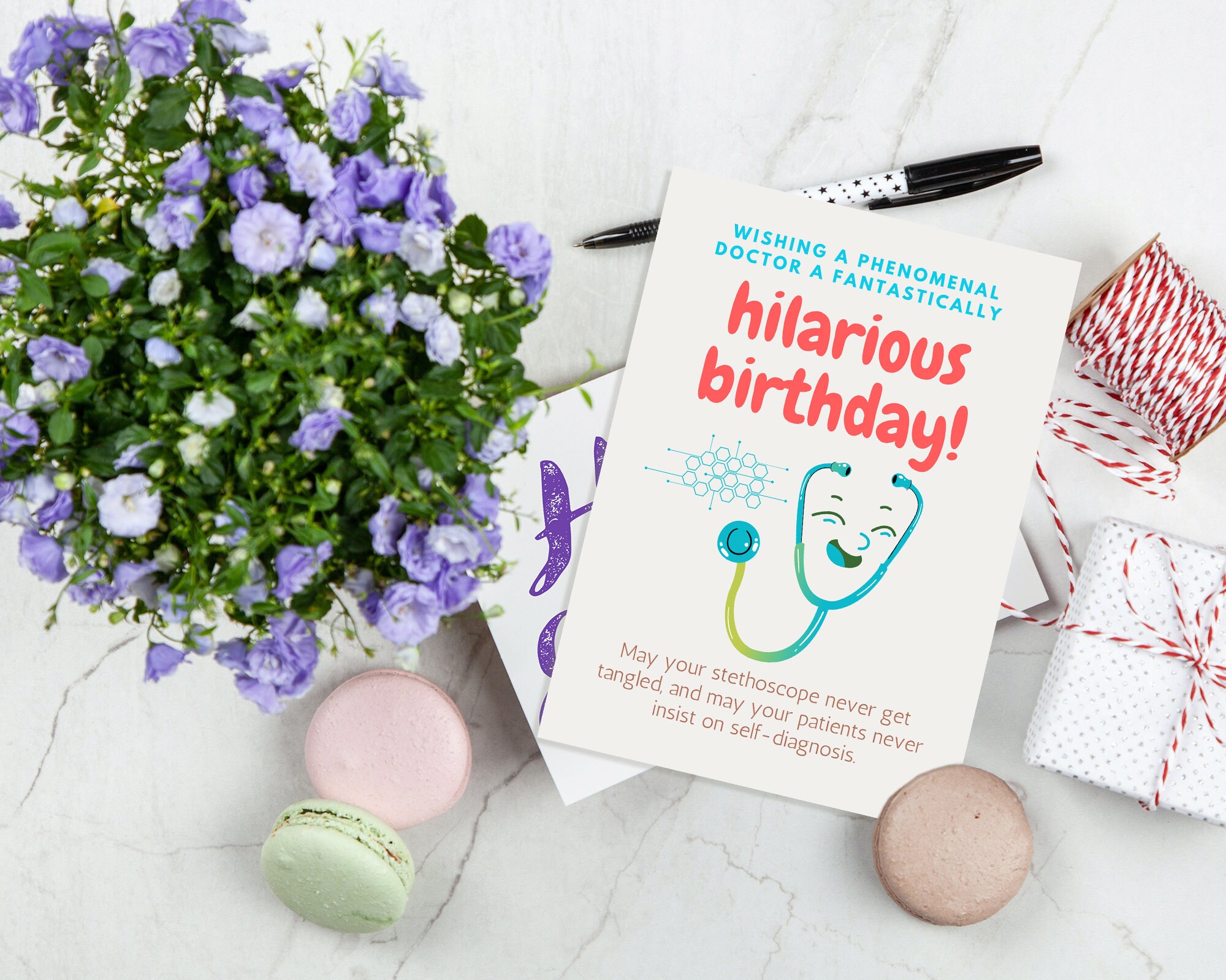 5 Funny Doctor Birthday Wish, Editable Doctors Birthday Card, Funny ...