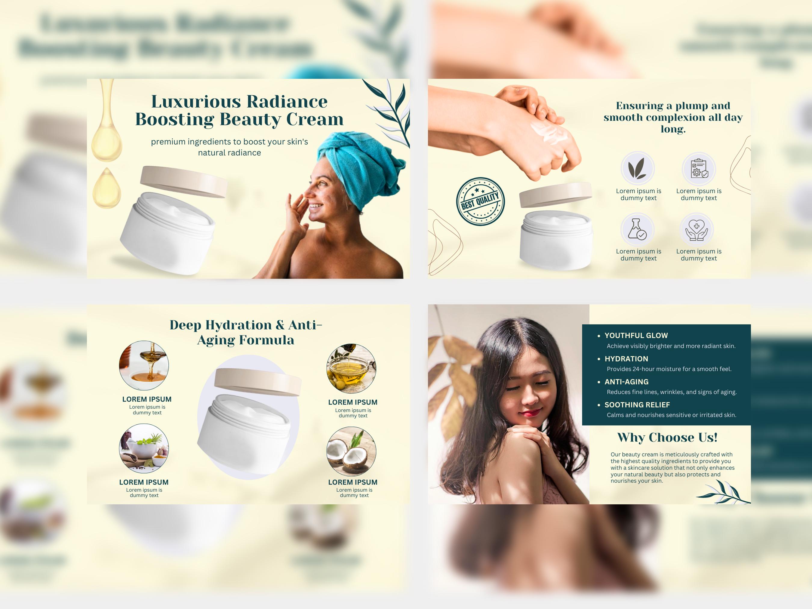 Amazon A Plus Content Templates Beauty Products, Amazon EBC Templates ...