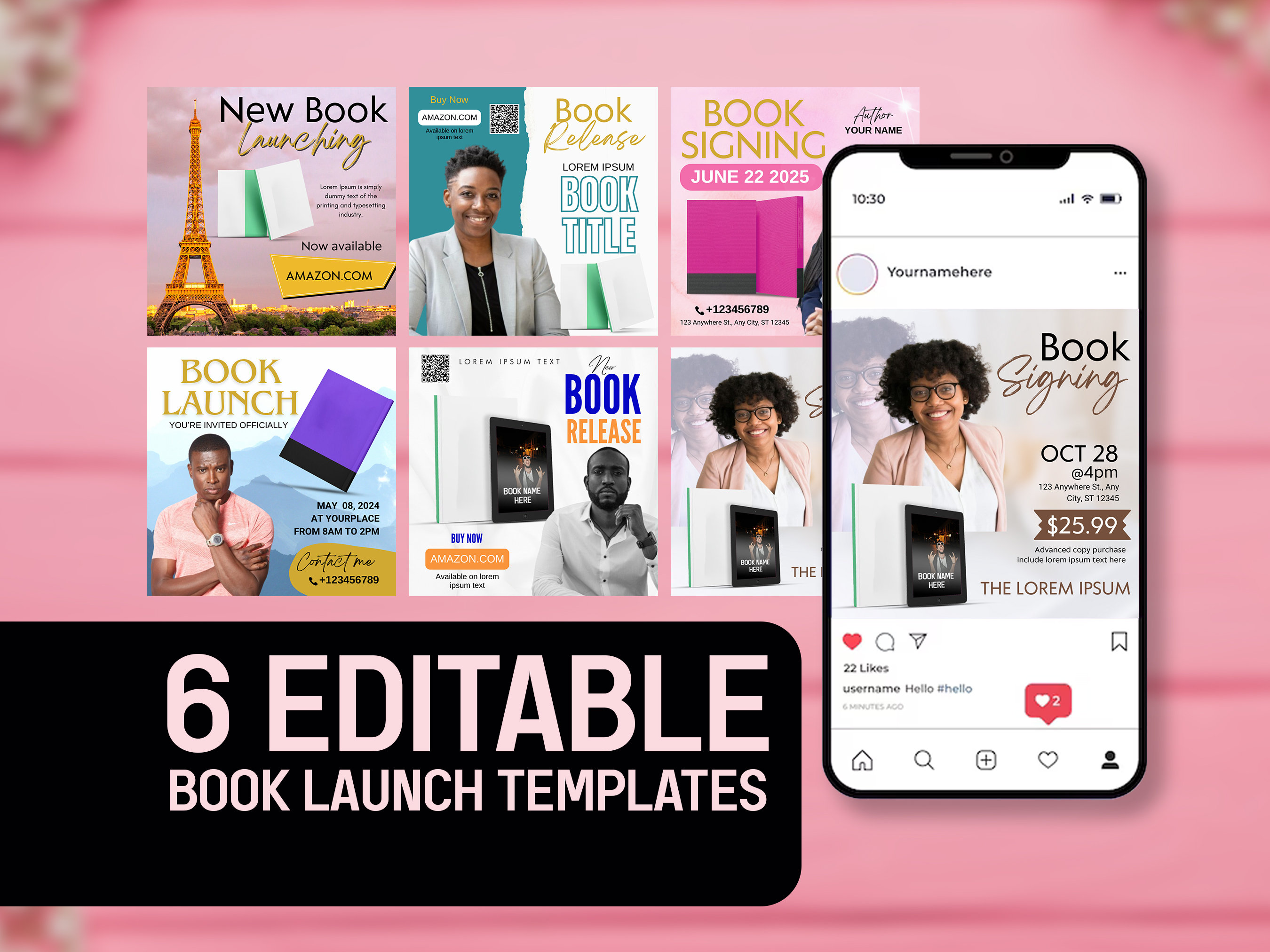 Instagram Book Launch Post, Book Launch Event Flyer, Book Event, Book ...