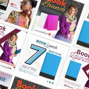 Book Launching Invitation Template, Book Event Template, Book Launch ...