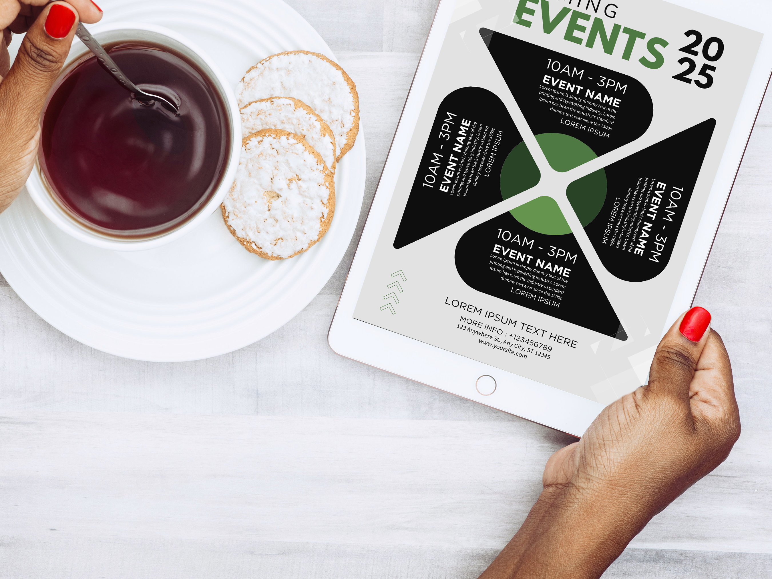 5 Upcoming Events Templates, Upcoming Events Templates Bundle, Business ...