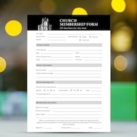 Church Welcome Packet Template: New Member Brochure, Canva Editable (A4 ...
