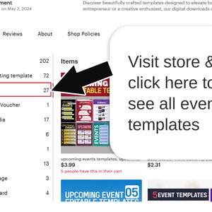 5 Upcoming Events Templates, Upcoming Events Templates Bundle, Business ...